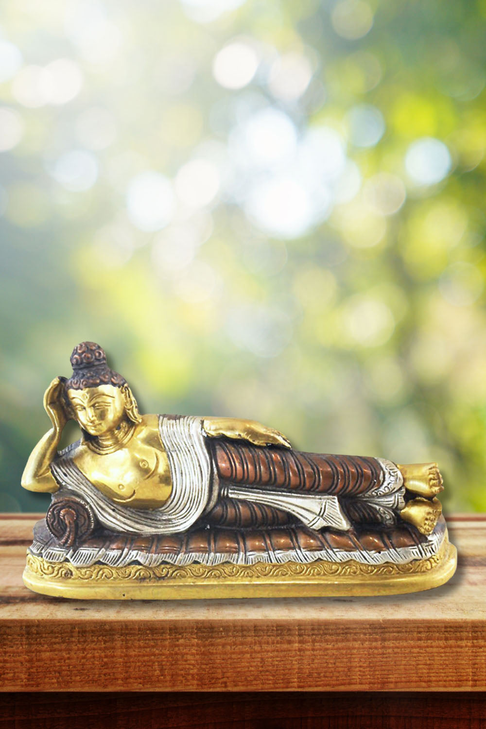 Nirvana Buddha Buddhist Temple. Reclining Buddha. The Final Nirvana.