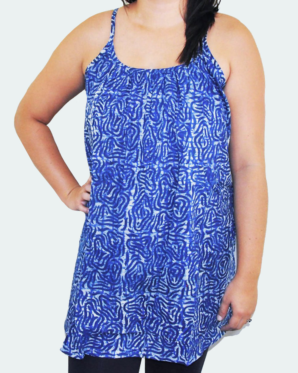 Indigo Planet 100% Organic Cotton Spaghetti Strap Top | Sivalya ...